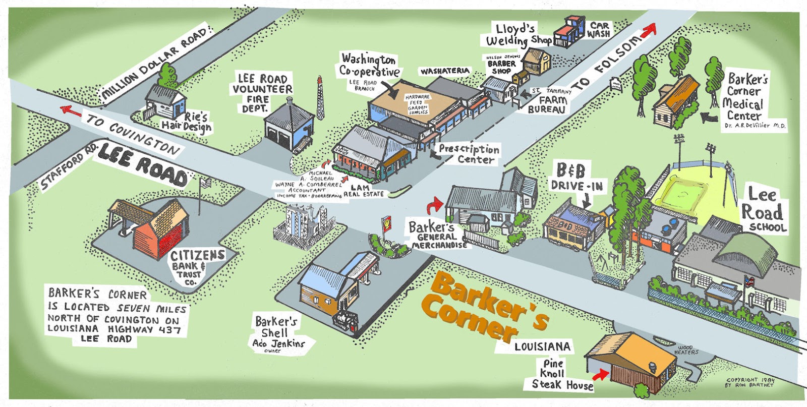 Tammany Family: Barker's Corner History