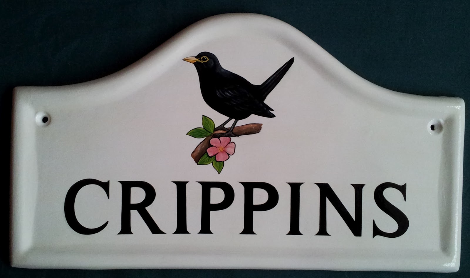 Hand Painted House Signs by Ceramic Art: Hand painted House Signs