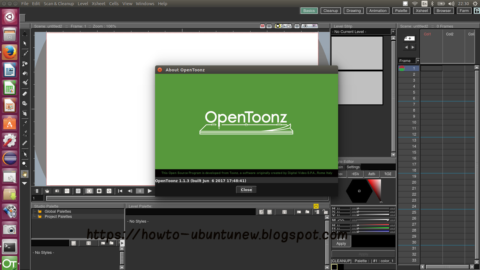 Opentoonz User Manual Opentoonz 140 Documentation Images