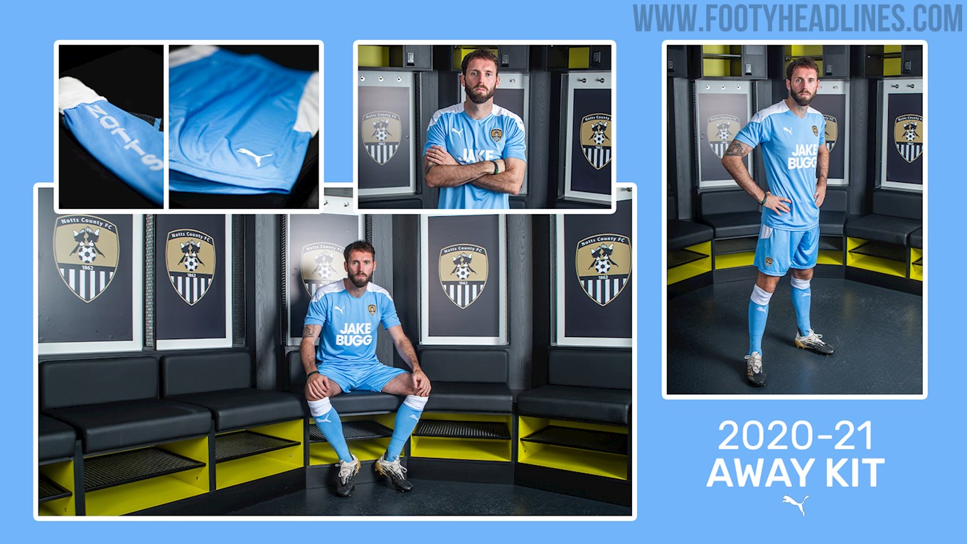 Puma Notts County 20-21 Home & Away Kits Released - Footy Headlines