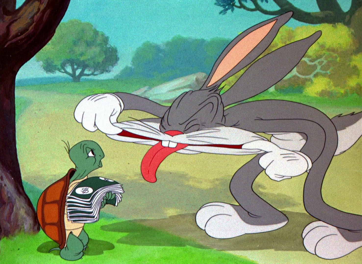 Tortoise Beats Hare - cartoon characters