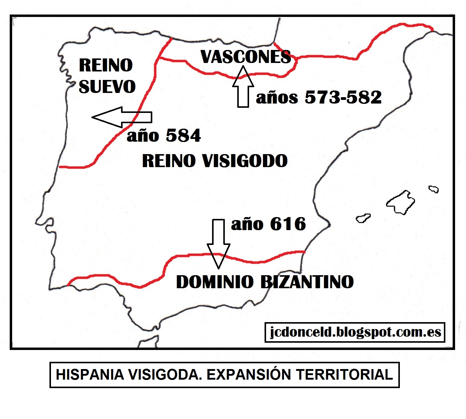 MAPAS DE HISTORIA DE ESPAÑA