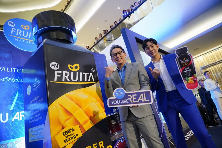 FRUITA debuted in Thai Market, 100% Real Fruit Smoothie brand set the ...