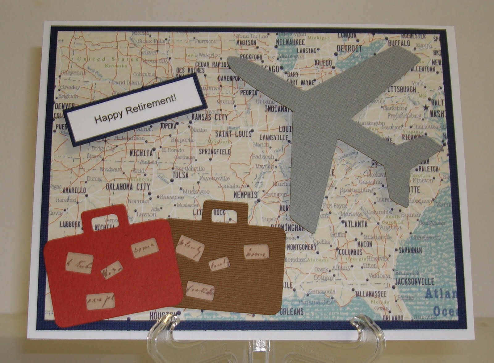 Kelly Creates: Retirement Card