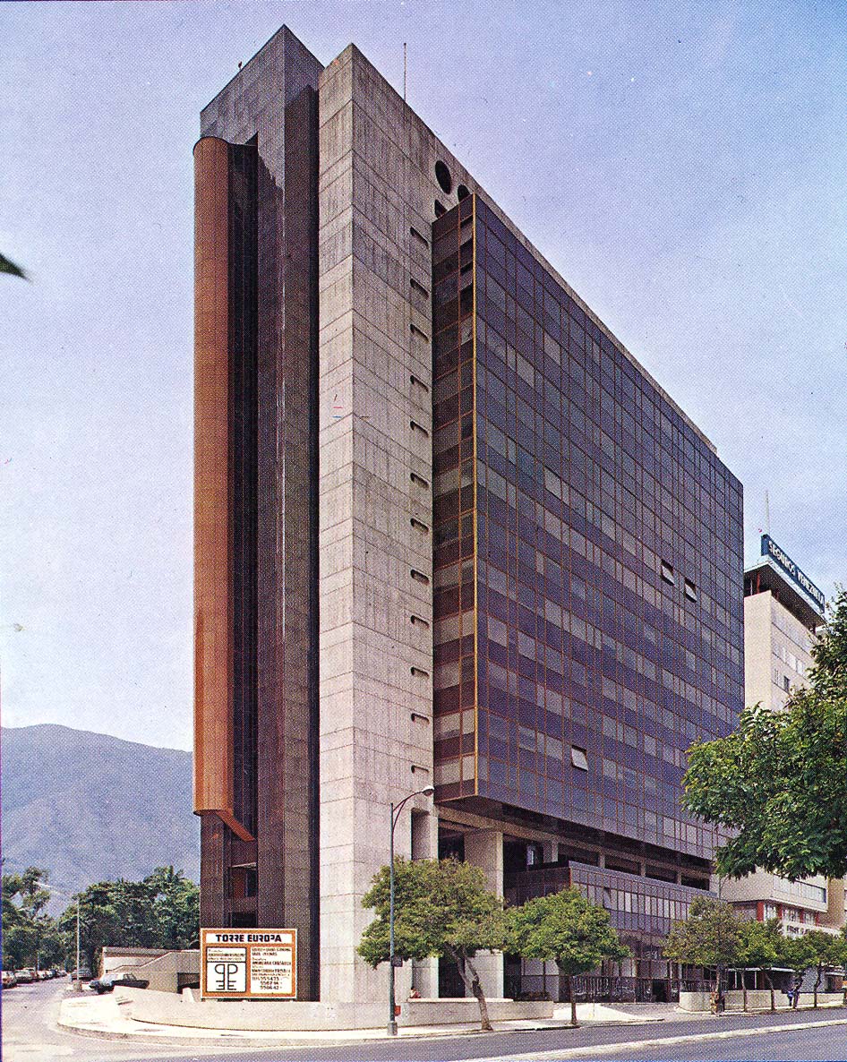 Torre Europa, Avenida Francisco de Miranda, Caracas (f. Archivo ...