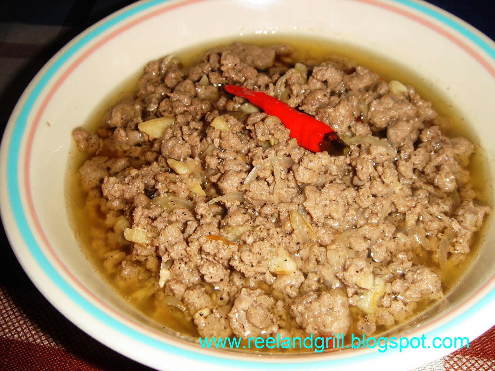 Reel and Grill: Bagis Recipe Version 2 (Minced Beef Cooked in Calamansi ...