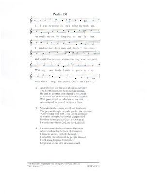 vanpopta.ca: Psalm 151 (Septuagint) in Book of Praise format