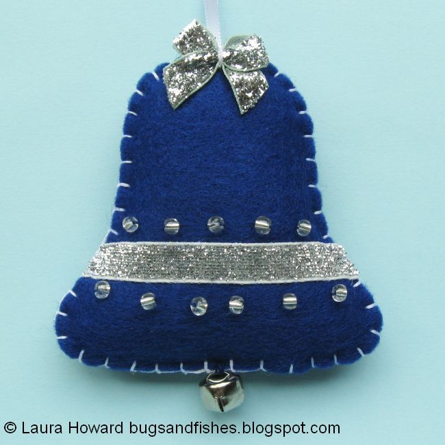 Bugs and Fishes by Lupin: Christmas Ornament Tutorial: Sew a Felt ...