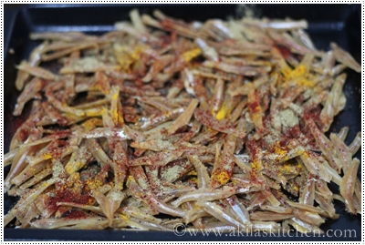 How to make Anchovies dry fish fry - step by step | Nethili karuvadu ...