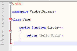 Namespace PHP