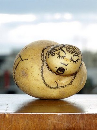 Innocent Pranks: Potato Art