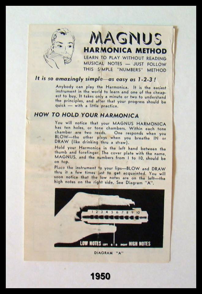 Janela aberta - Blogue de harmonica: Doc's Vintage Harmonica Collectables