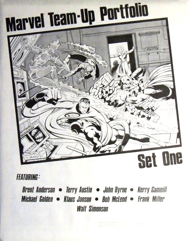 Marvel Comics of the 1980s: 1981 - Marvel Team-Up Portfolio Set One