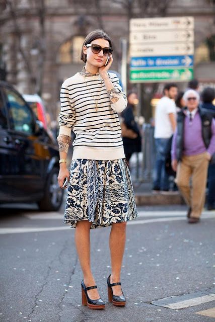 The Satchel: It's a Euro Thing [Street Style: Pattern]