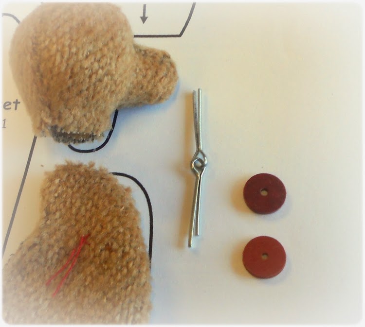 Megan's Tiny Treasures: Project 52 - Miniature Bear Making - #12