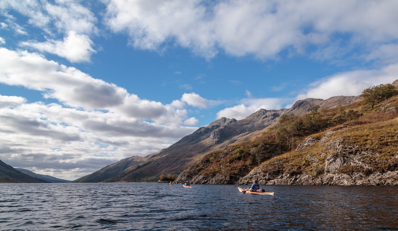 Sea kayaking with seakayakphoto.com: Progress down Loch Shiel was ...