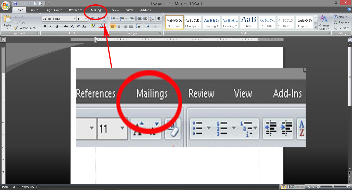 Cara Membuat Surat Masal Dengan MS.Word 2007