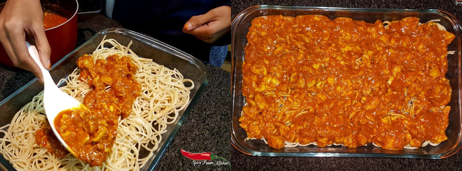 Spaghetti Pizza Recipe - Spicy Fusion Kitchen