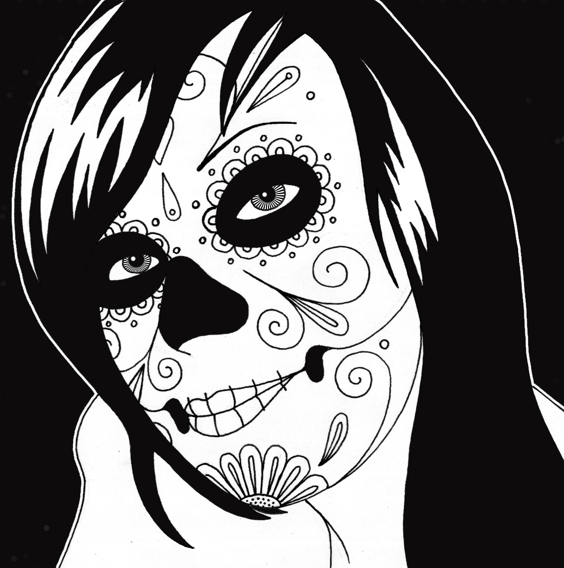 Yucca Flats, N.M.: Calaca-A-Day 365 Project Day 75 - +Heaven Cash