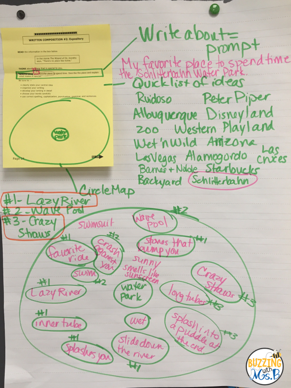 Scaffolding expository writing for struggling writers - Buzzing with Ms. B