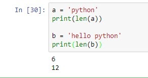 python print(len(string)) 長度用法 - Python 教學筆記本