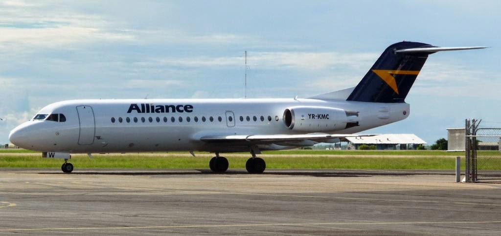 Central Queensland Plane Spotting: Alliance Airlines Fokker F-70 VH-QQW ...