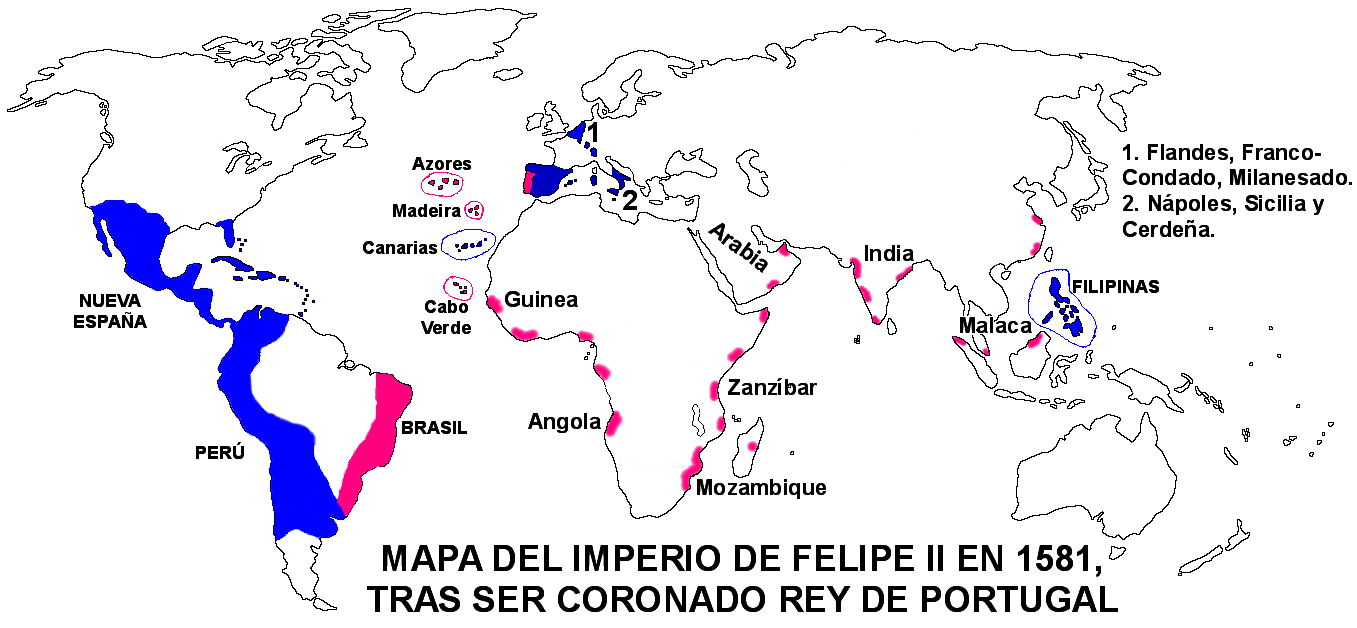 Blog de Historia de España: MAPAS: LOS TERRITORIOS CON LOS DISTINTOS REYES