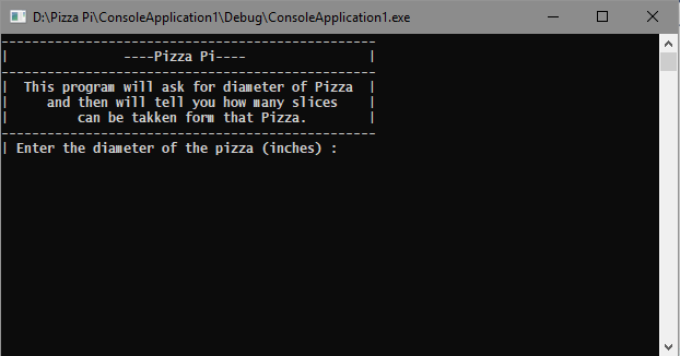Pizza Pi | Set #1 | C++ ~ PADA code