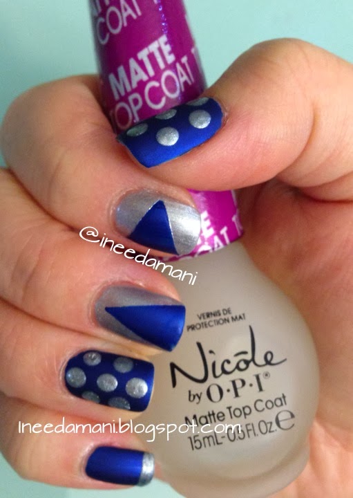 Nail Polish Addict: Blue & Silver