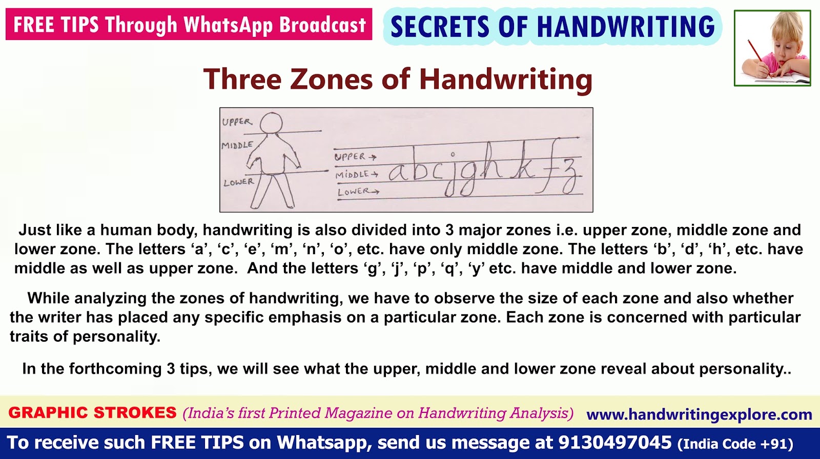 Handwriting Analysis Zones Of Handwriting Handwriting Analysis Zones Of Handwriting