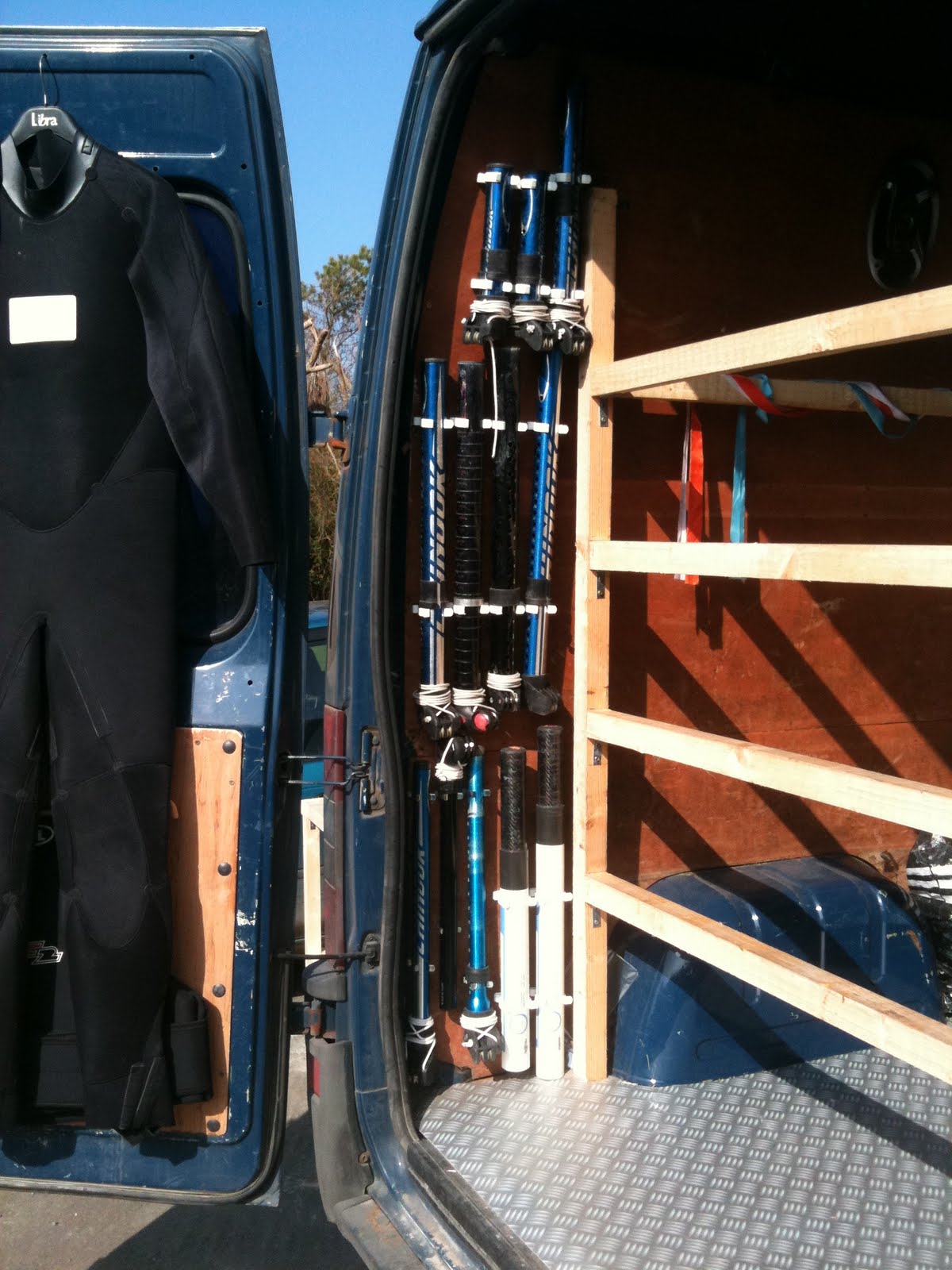 Alastair IRL-250: My Van Converted To Carry All My Windsurfing Equipment