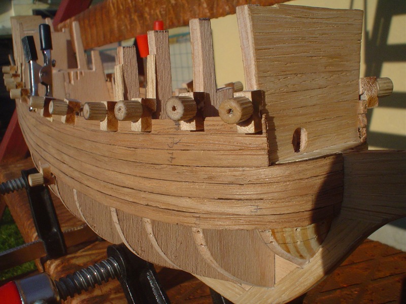 Planuri Nave de Epoca - navomodele: Etape de constructie