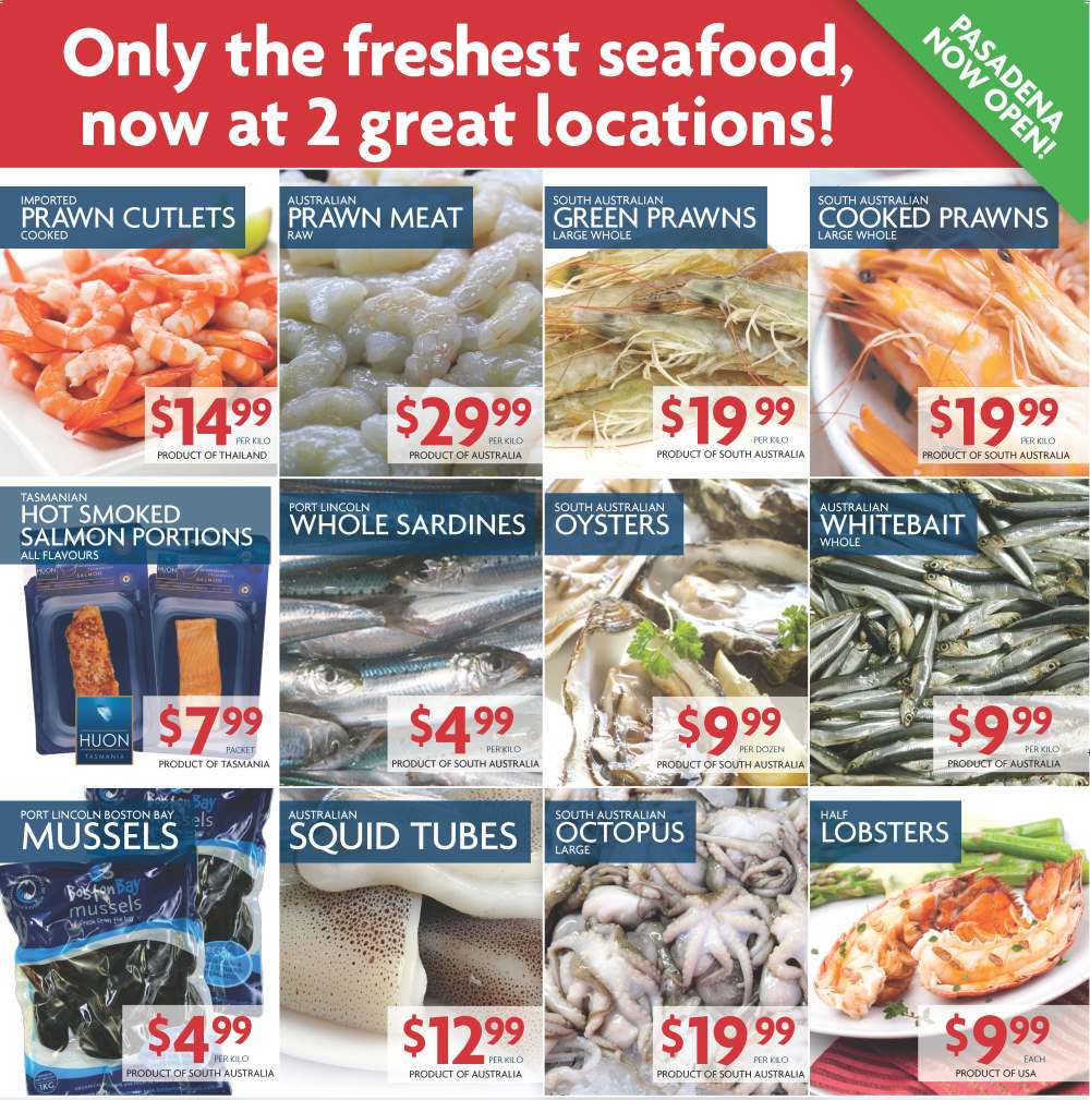 Sharing Love for Fresh Seafood: August 2012 Market Specials - Cappo ...