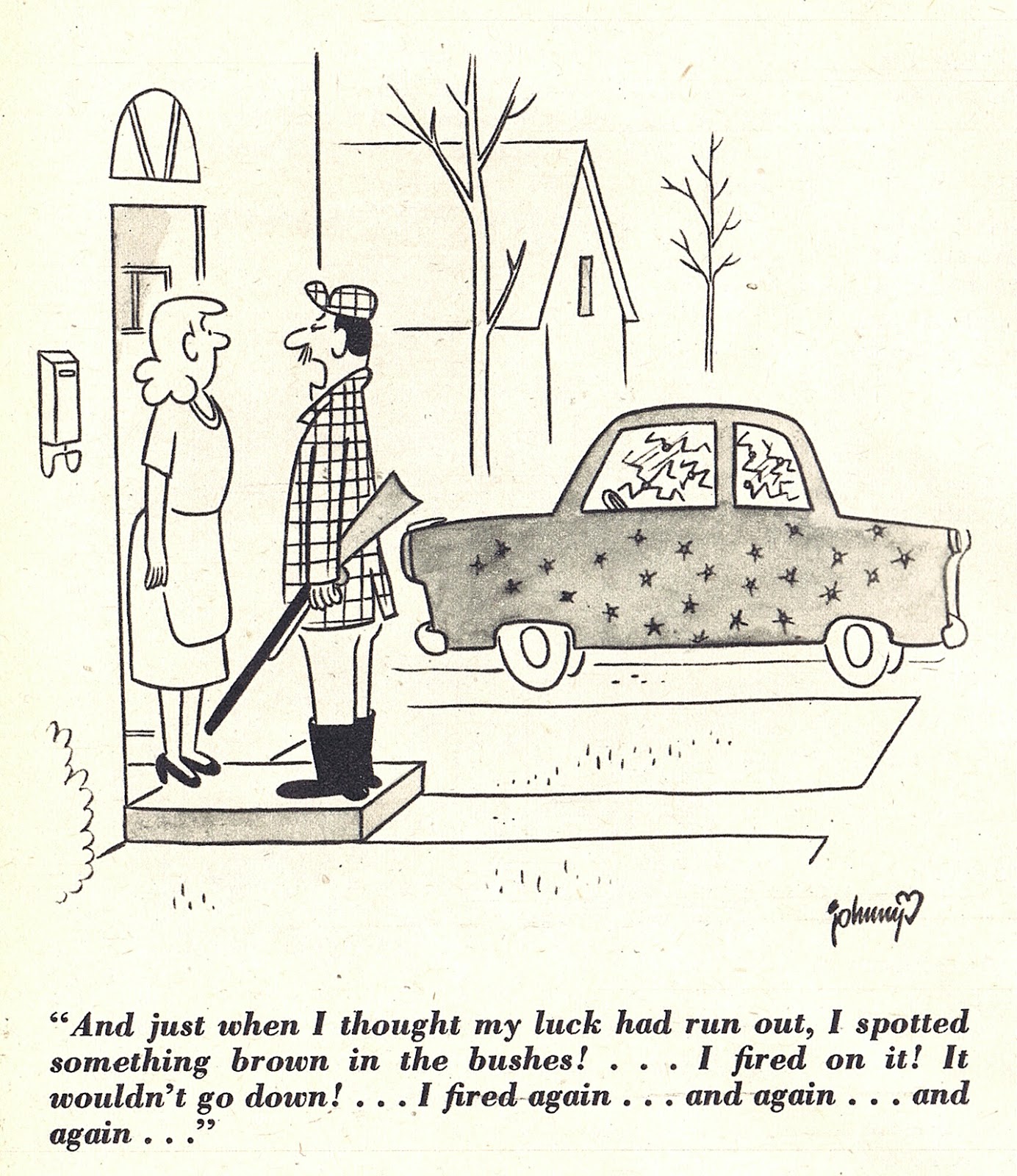 Mike Lynch Cartoons: Dick Buchanan: Gag Cartoon Clip File 1946-64