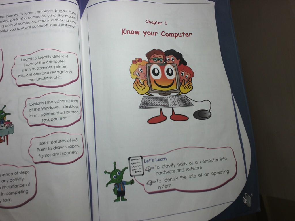 computer grade 3 ch-1 know your computer textbook excercise