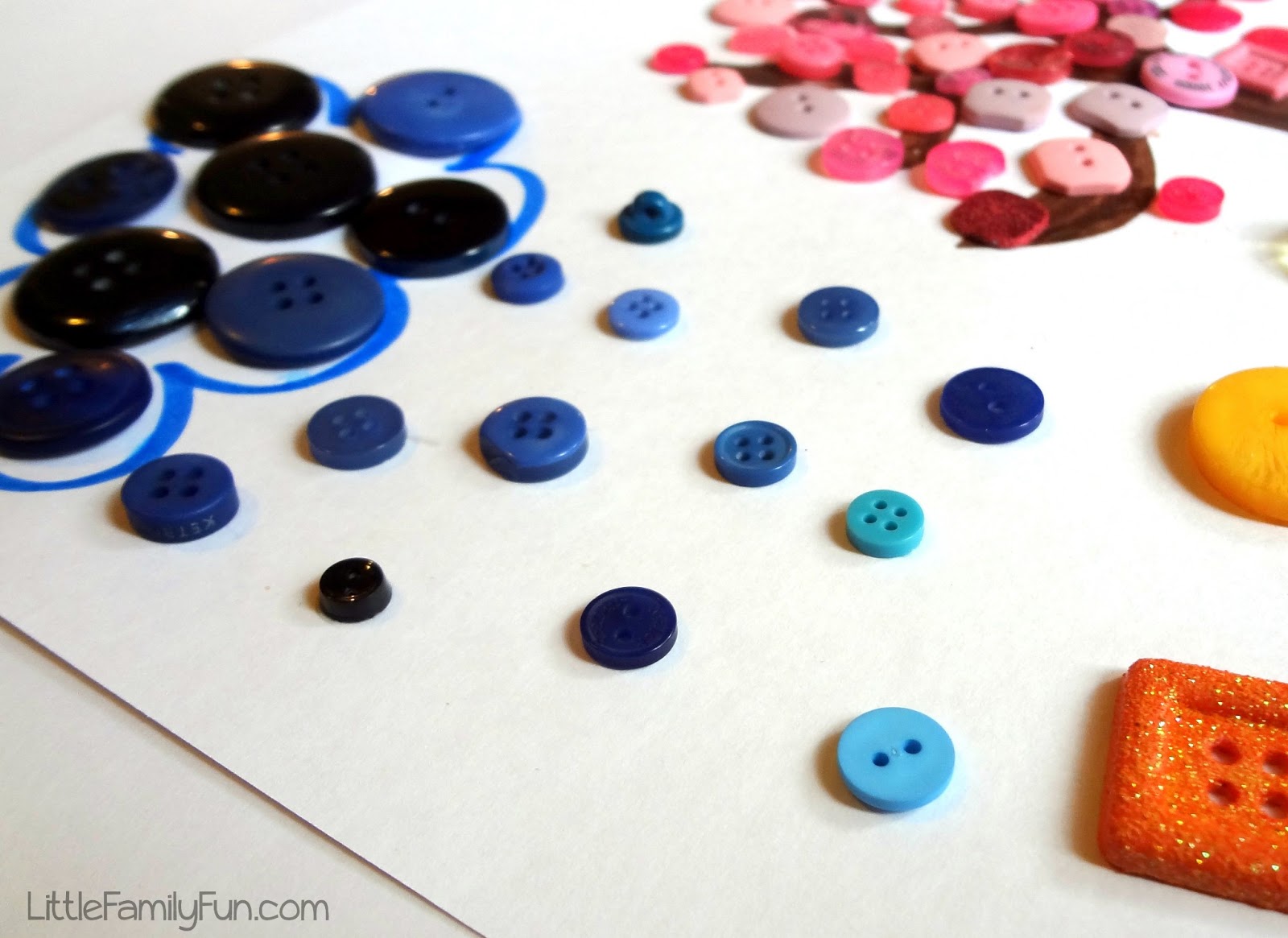 Little Family Fun: Spring Button Craft for Kids!