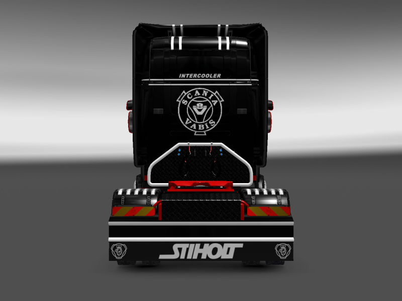 Ostwald Tuning Frankfurt: Individual Stripes Skin for RJL SCANIA R (Multi)