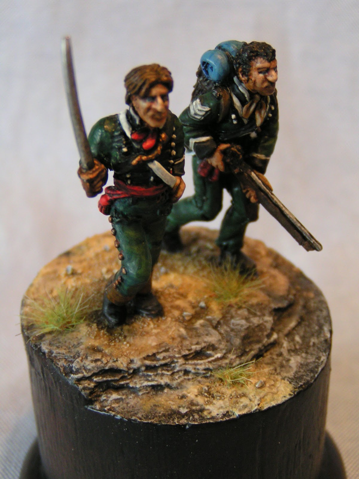 Dampf's modelling page: 40mm Sharpe and Harper - finished