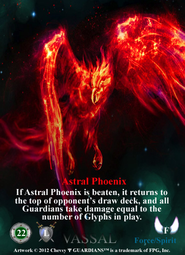 Guardians CCG: Planar Conflict Card #31: Astral Phoenix