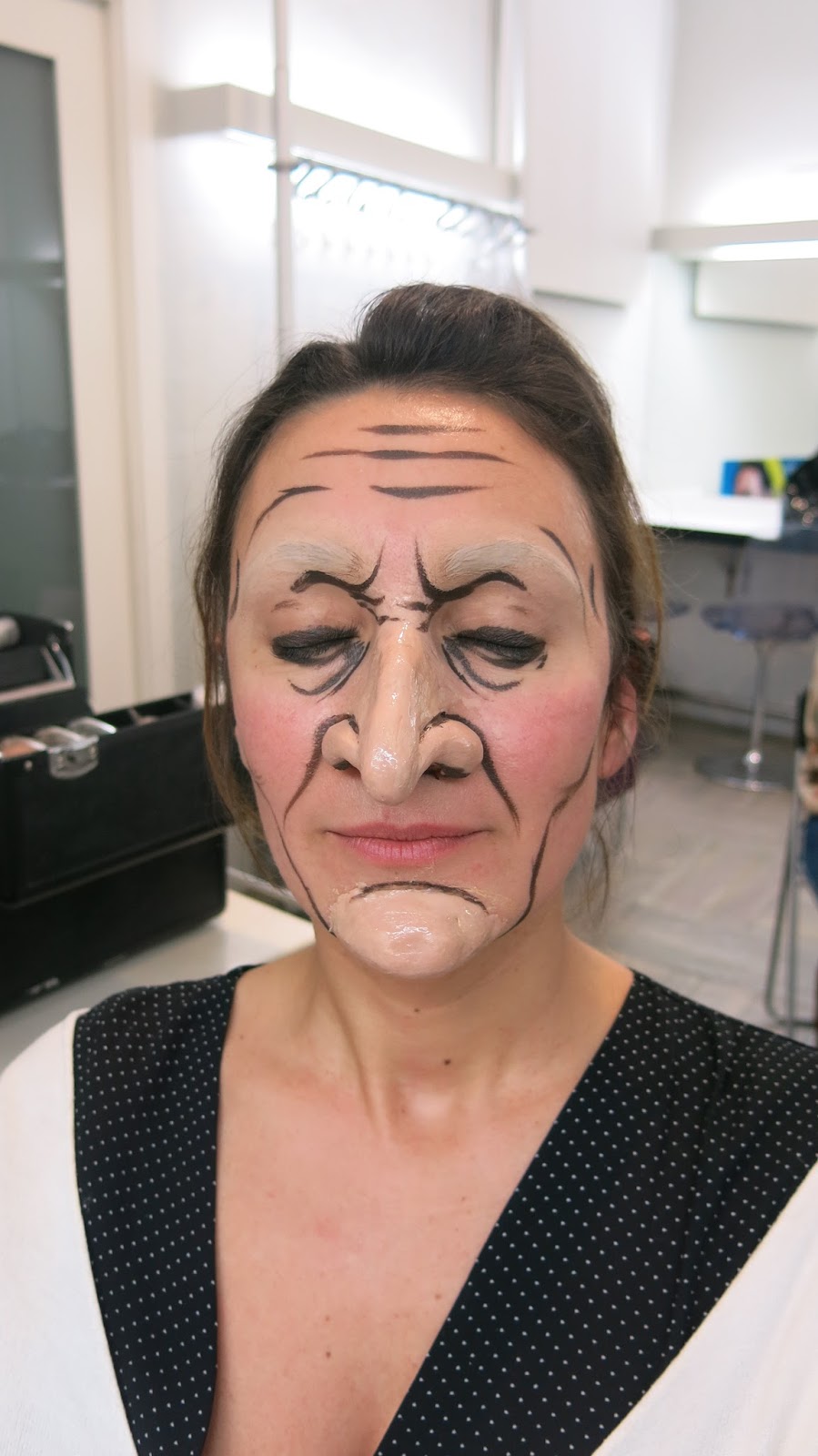 El Blog de Menchu Benitez: Caracterización con prótesis.