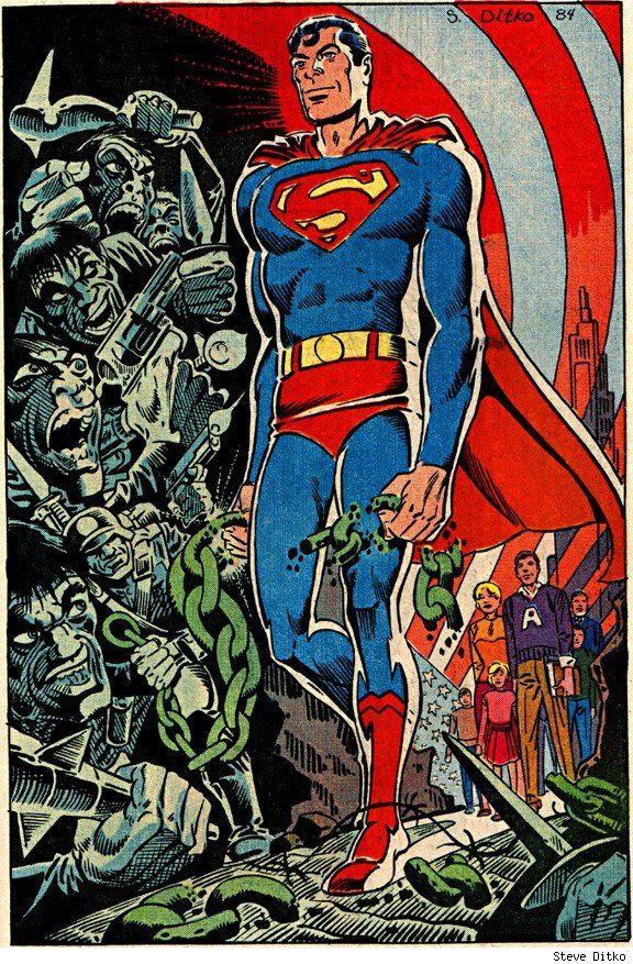Dave's Comic Heroes Blog: Ditko DC Oddities With Superman, Batman and ...