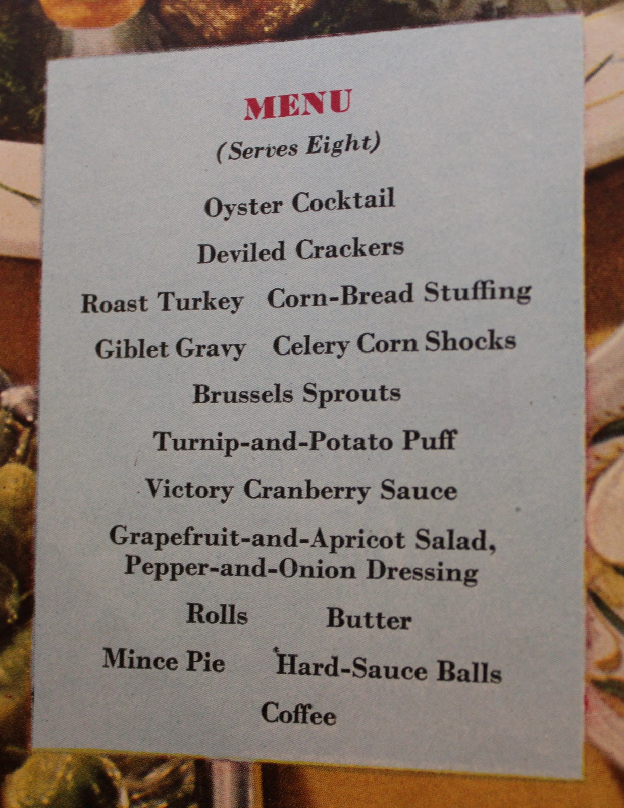 Jen But Never Jenn: American Thanksgiving: 1940s, 1950s & 1960s Editions