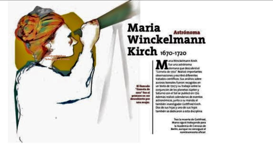 Mujerícolas: Maria Winkelmann-Kirch. La Primera Mujer que Descubrió un ...