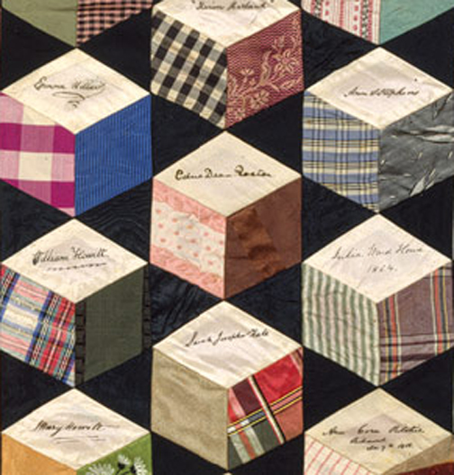 Civil War Quilts: Autograph Quilt Godey's Lady's Book 1864: Adeline ...
