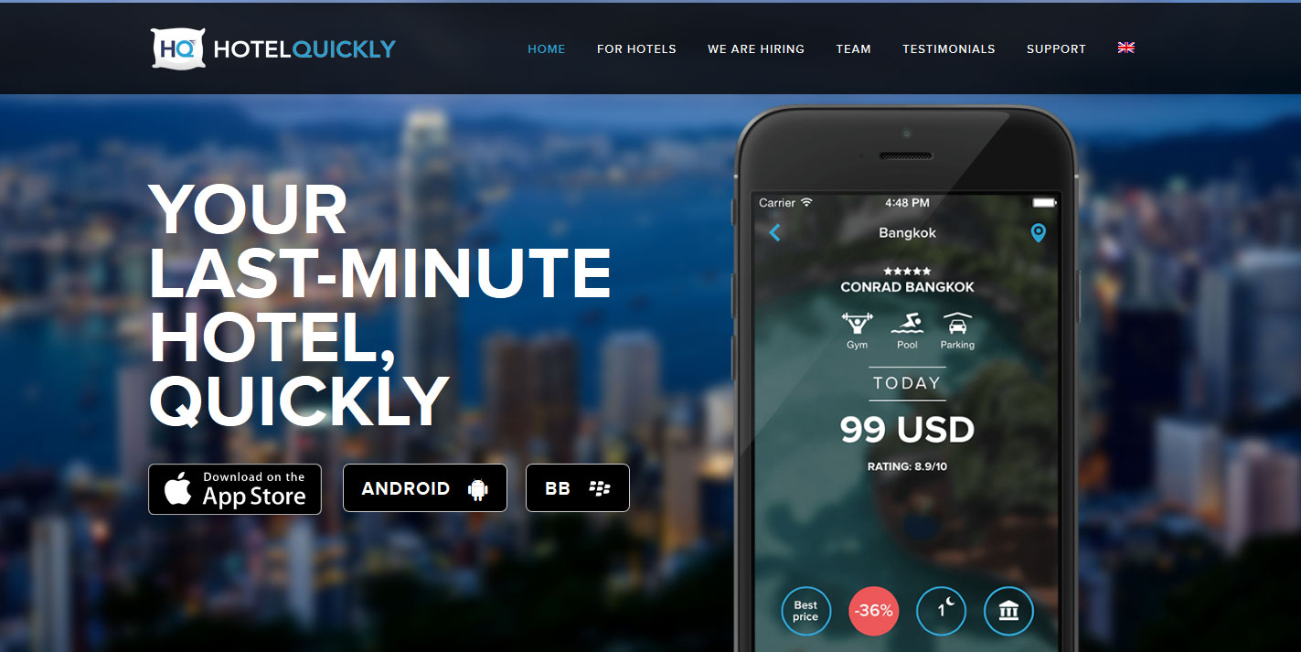 HOTEL QUICKLY: Last Minute Hotel Booking App and A Free Accommodation ...