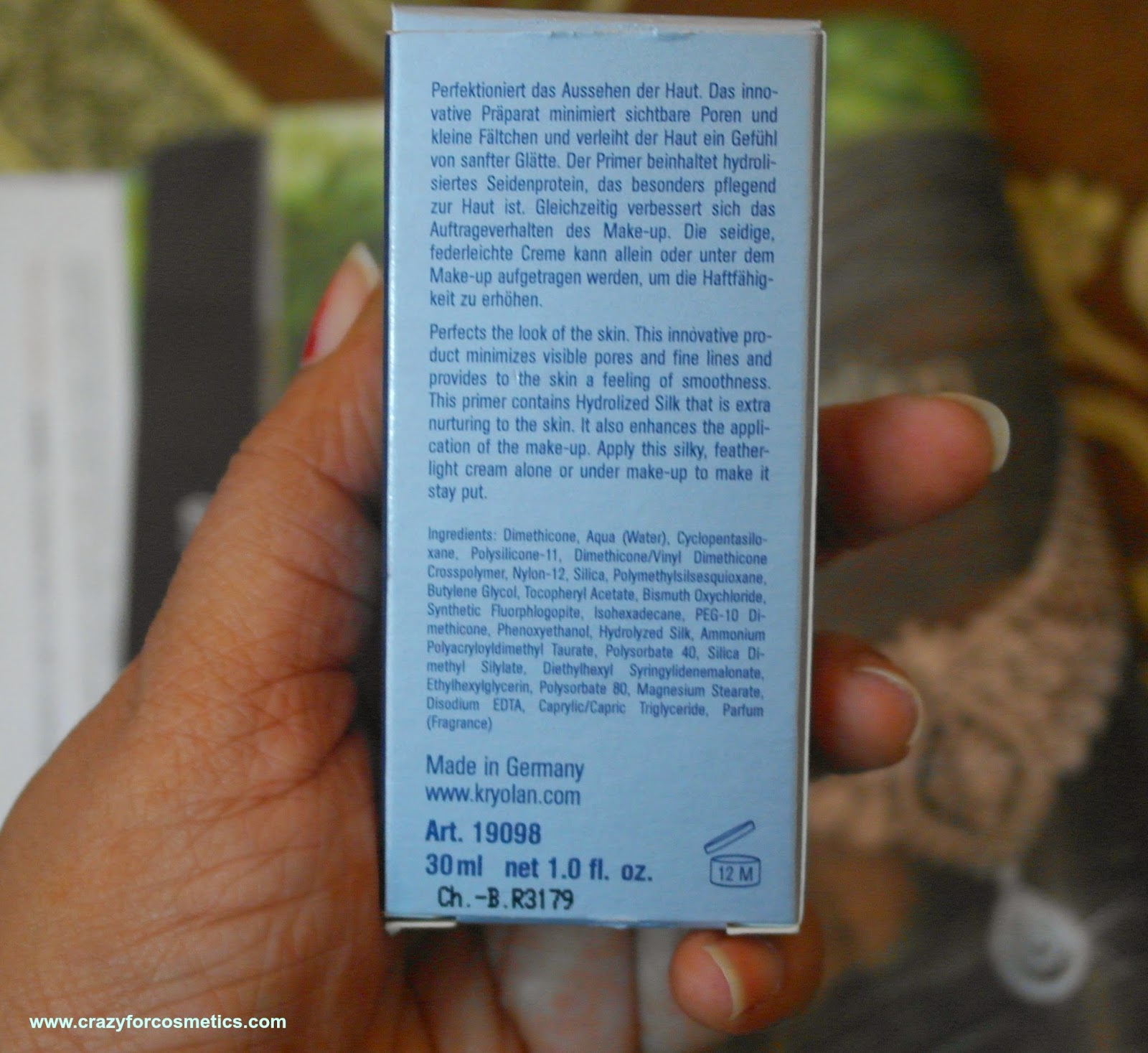 Kryolan Primer Review at Sandra Karcher blog