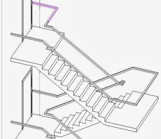 RevitCat: Revit Multistorey Railings - Story 1
