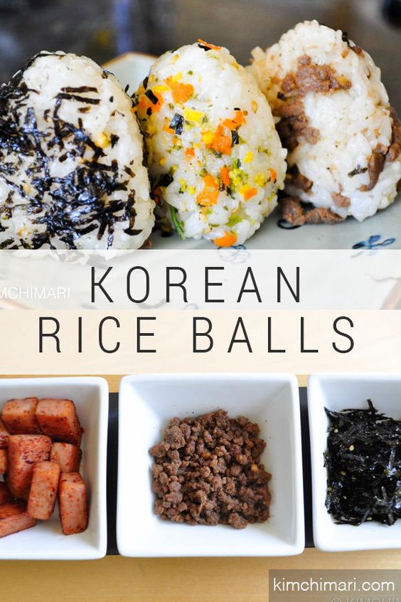 Korean Rice Triangles - Inspired Taste Recipes