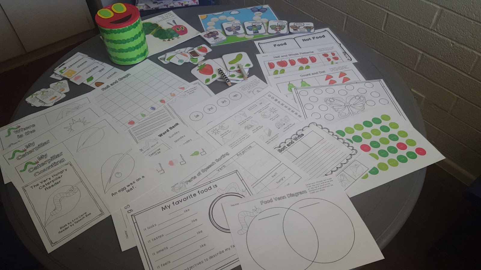 May SLP Must Have: Very Hungry Caterpillar Complete Caseload Bundle ...