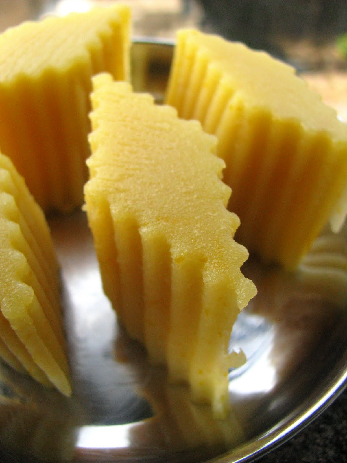 Steamed Sweet Pumpkin Kuih